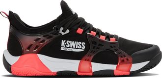 K-Swiss Herren K-Frame Padel Tennis Shoe, Black/Micro Chip/Neon Lava, 43 EU