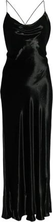 Alberta Ferretti Femme, Robes, Noir, Taille: 40 FR Maxi Robes