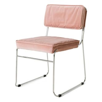 HKliving Chaises Endless en velours - Set de 2 HKliving