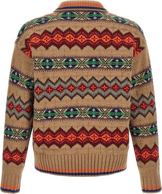 Polo Ralph Lauren Fair Isle Jacquard Sweater - Camel