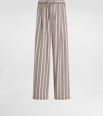Dolce & Gabbana Striped Poplin Vanity Trousers - Mann Hosen Und Shorts Mehrfarbig 54