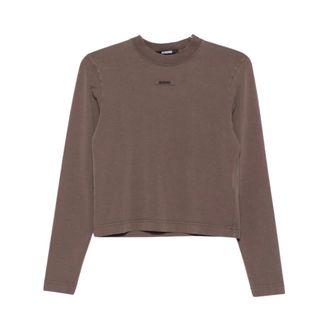 Jacquemus Damen, Oberteile, Braun, SGr&ouml;&szlig;e