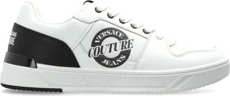Versace Jeans Couture Homme, Chaussures, Blanc, Taille: 42 EU Baskets Imprim&eacute; Barocco