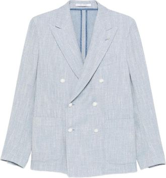 Tagliatore Homme, Costumes, Bleu, Taille: M Veste Crois&eacute;e Darrel