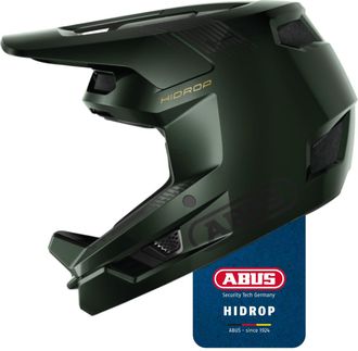 ABUS Downhill Helm HiDrop - ASTM-zertifizierter Fullface Helm mit ABS-Au&szlig;enschale f&uuml;r MTB: Downhill, Enduro und Bikepark - f&uuml;r Erwachsene und Jugendliche -
