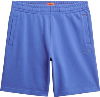 Superdry Herren Essential Jersey-Shorts mit Logo Chambray Blau XL