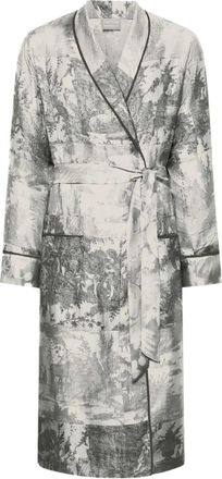 Pierre-Louis Mascia peignoir Aloegum - Blanc