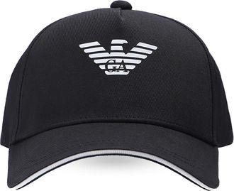 Emporio Armani Homme, Accessoires, Noir, Taille: ONE Size Casquette de baseball &agrave; imprim&eacute; aigle