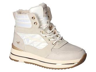 Mustang Jeans Bottine Femme 1480-602, Pointure:39 EU, La Couleur:Beige