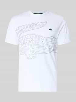 Lacoste Sport Regular Fit Sport-T-Shirt aus Baumwoll-Mix