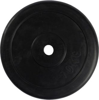 VirtuFit Gummihantelscheibe - Hantelgewicht - 30 mm - 10 kg