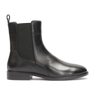 Kazar Schwarze Slip-On Damen Slingback Chelsea Stiefel - - Shoes - Damen - Schwarzk - 41 EU