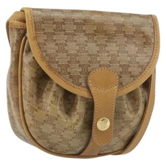 Celine Sac bandouli&egrave;re vintage Pre-owned - Femme - Pre-owned - Beige - Taille: ONE Size