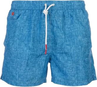 Kiton Homme, Maillots de bain, Bleu, Taille: 3XL Costume Mare
