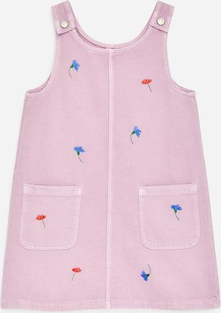 Arket Besticktes Jeanskleid -Lila