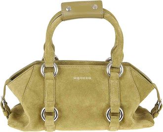 Alexander McQueen Sac Cabas - Vert Fonc&eacute;