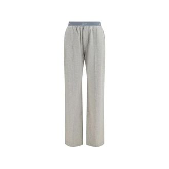 Kenzo Signature Stretch Cotton Pants - - Trousers - Damen - Grau - XS