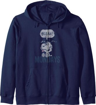 Peanuts Motiv Snoopy Bleah am Montag Kapuzenjacke