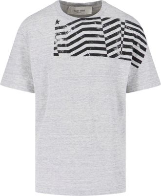 Golden Goose Flag Print T-Shirt