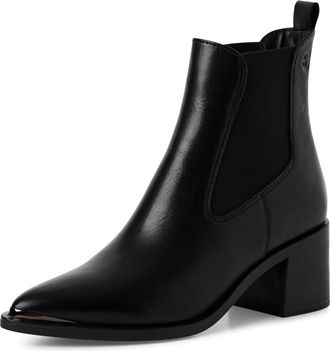 Tamaris Chelsea Boots Tamaris Chelsea Stiefel - Schwarz Leder