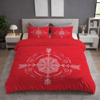 Generic Bettw&auml;sche 140 x 200 cm - Bettbezug Angenehm Leicht Atmungsaktiv - Modedrucke Mikrofaser 2teilig Set mit Kissenbez&uuml;ge 80x80 cm Minimalistisch Kunst Sc