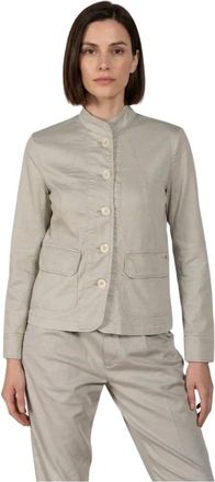 Mason's Femme, Vestes, Bleu, Taille: 38 FR Karen Field Jacket