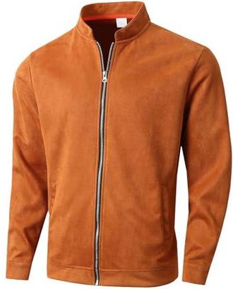 Generic Veste de baseball pour homme 2026, Orange, XXL