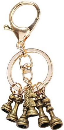 Generic Charme damant d&eacute;checs - Anneau de cl&eacute; d&eacute;checs, accessoire de porte-cl&eacute;s mignon | Bijoux de porte-cl&eacute;s d&eacute;coratifs Chessman, cl&eacute;s de voiture FOB Pocket,