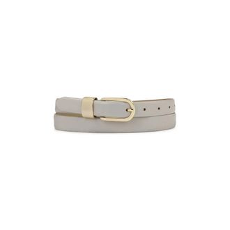 Kazar Grauer glatter Lederg&uuml;rtel - - Accessories - Damen - Grau - 90 CM