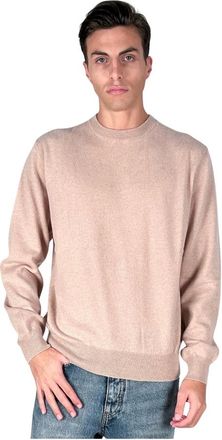 Daniele Fiesoli Homme, Pulls, Beige, Taille: M Botanica Crewneck Sweater