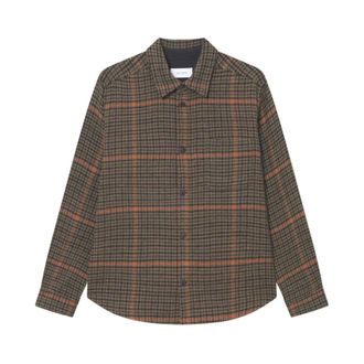 Les Deux Homme, Chemises, Multicolore, Taille: M Houndstooth Overshirt