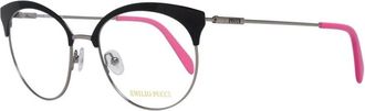 Pucci Femme, Accessoires, Noir, Taille: ONE Size Metal Lunettes Frames