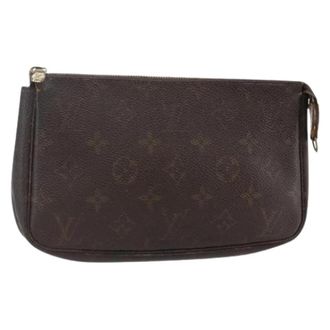 Louis Vuitton Pre-owned Canvas Pouch - - Pre-owned - Damen - Braun - ONE SIZE