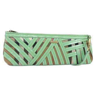 Burberry Sac bandouli&egrave;re en plastique Pre-owned - Femme - Pre-owned - Vert - Taille: ONE Size