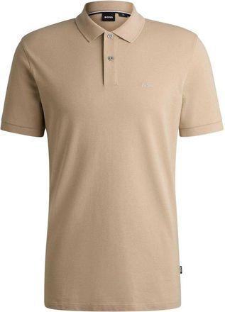 HUGO BOSS Pallas Poloshirt f&uuml;r Herren, Baumwolle (Hellbeige)