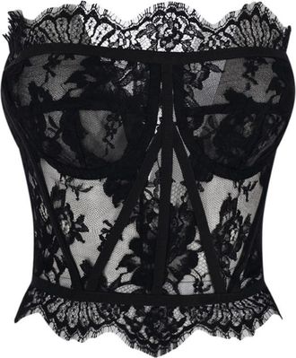 Dolce & Gabbana Spitzen-Top