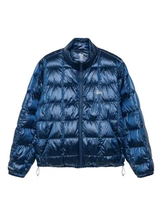 St&uuml;ssy veste matelass&eacute;e &agrave; logo - Bleu