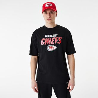 New Era Herren NFL Script Graphic Os Tee Kanchi Blksca Kansas City Chiefs T-Shirt, Schwarz, XXL EU