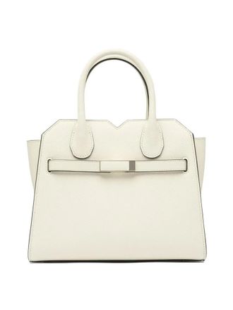 Valextra Hobo Bags - Milano Mini Handbag With Textured Leather - Gr. unisize - in Beige - f&uuml;r Damen