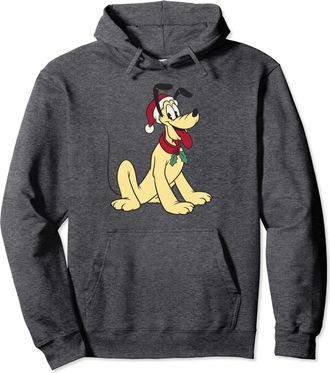 Disney Mickey And Friends Weihnachten Pluto Santa Hat Pullover Hoodie