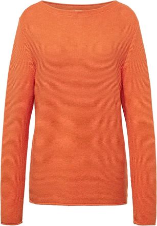 Rabe Pullover Unifarben in Orange für Damen