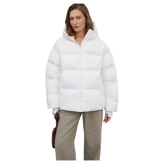 Estro & Luminara Loose-Fit Jacket - Leuchtende Eleganz und moderner Schnitt - - Jackets - Damen - Beige - XS