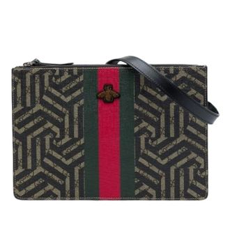 Gucci Pre-owned GG Supreme Clutch - Femme - Pre-owned - Multicolore - Taille: ONE Size