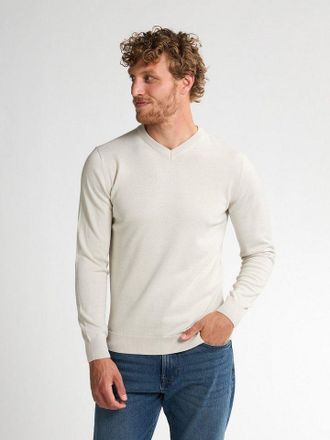 Petrol Industries V-Ausschnitt-Pullover V-Neck Basi Materialmix mit Baumwollanteil