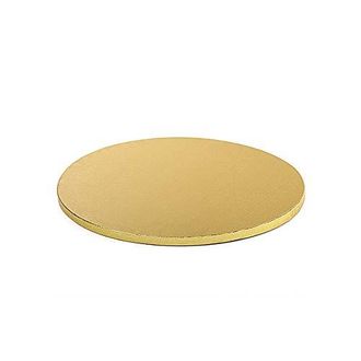 Decora 0931371 CAKEBOARD GOLD Ø 30 X H 1,2 CM 12 INCH