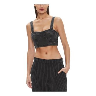 Tommy Jeans Femme, Tops, Noir, Taille: 42 FR Hauts sans manches