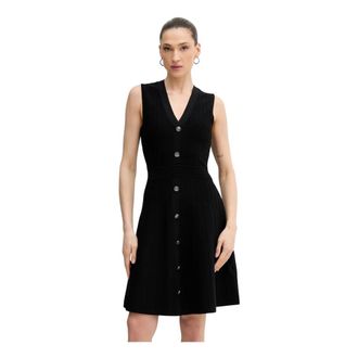 Guess Robe Courte Ambre - Femme - Robes - Noir - Taille: 42 FR