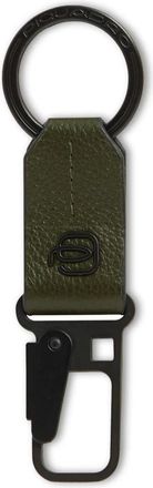 Piquadro Homme, Accessoires, Vert, Taille: ONE Size Carabiner Keychain