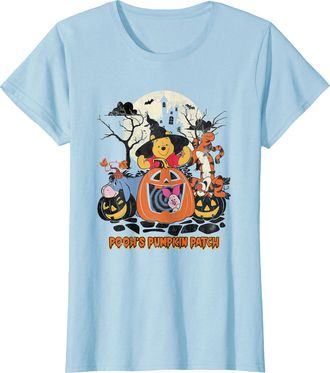 Disney Halloween Winnie The Pooh Pumpkin Patch T-Shirt