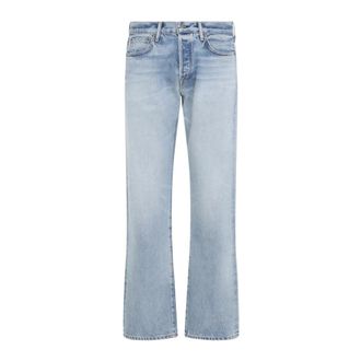 Tom Ford Homme, Jeans, Bleu, Taille: W34 Jeans Droits en Denim